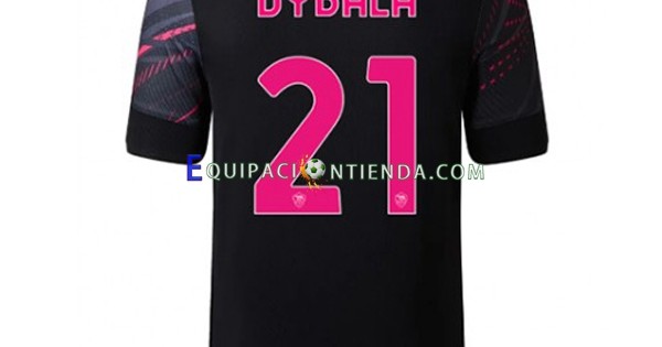 Camiseta Tercera Equipación AS Roma Paulo Dybala 21 2022-2023 Manga ...